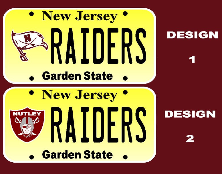 Raiders License Plate (choice of 2 designs) – Sign Explosion LLC