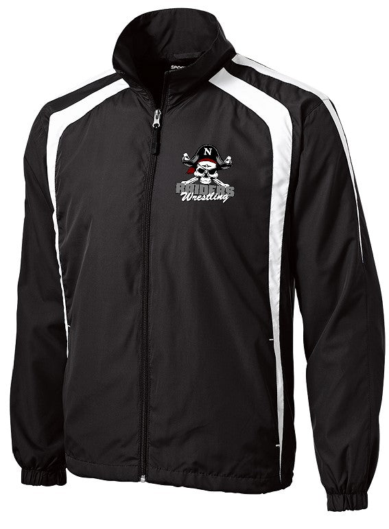 Embroidered Colorblock Raglan Jacket – Sign Explosion LLC