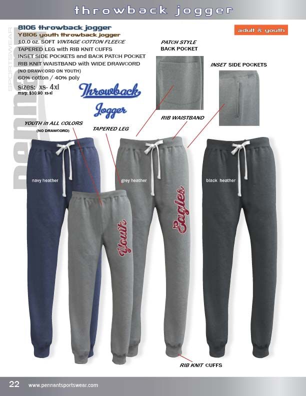 Throwback Jogger – Sign Explosion LLC